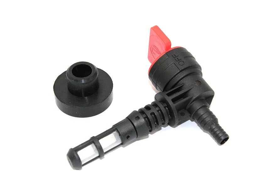 Кран топливный для B&S,угловой с фильтром 131081 - купить по выгодной ...