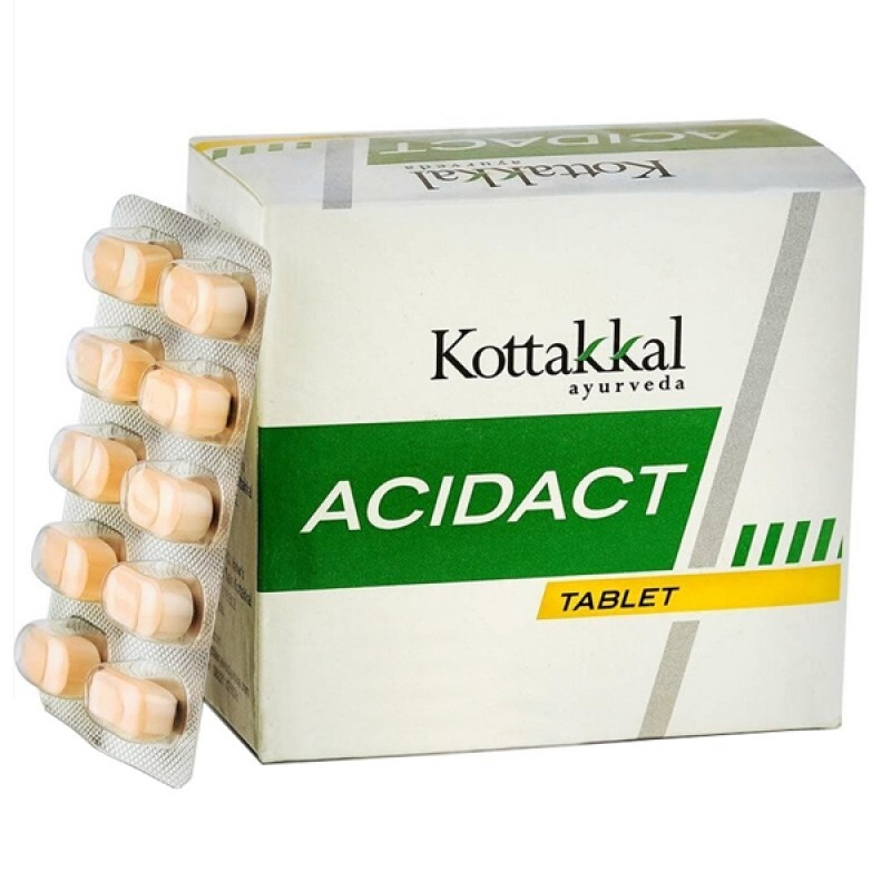 Ацидакт Коттаккал Аюрведа (Acidact Kottakkal Ayurveda), 100 таблеток ...