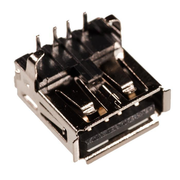 Разъем USB на плату, тип А, черный - купить с доставкой по выгодным ...