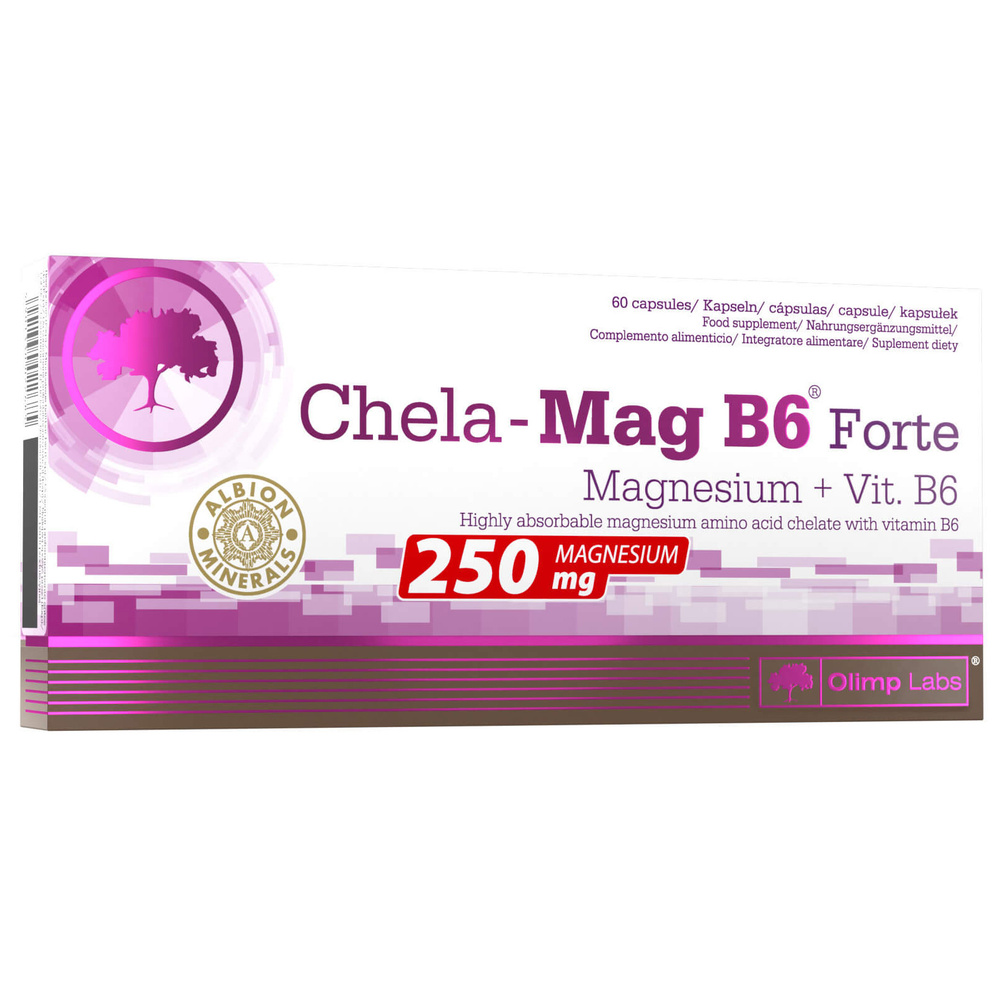 Магний + Витамин B6 Olimp Chela-Mag B6 Forte - 60 капсул - купить с ...