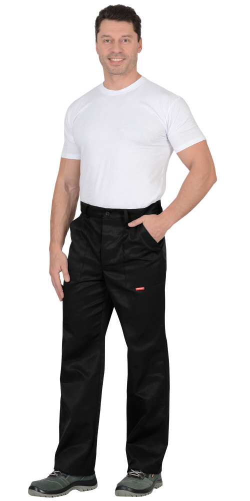 Брюки "СИРИУС-ПРОФЕССИОНАЛ" чёрные 48-170 рабочий практичный/спецодежда ...