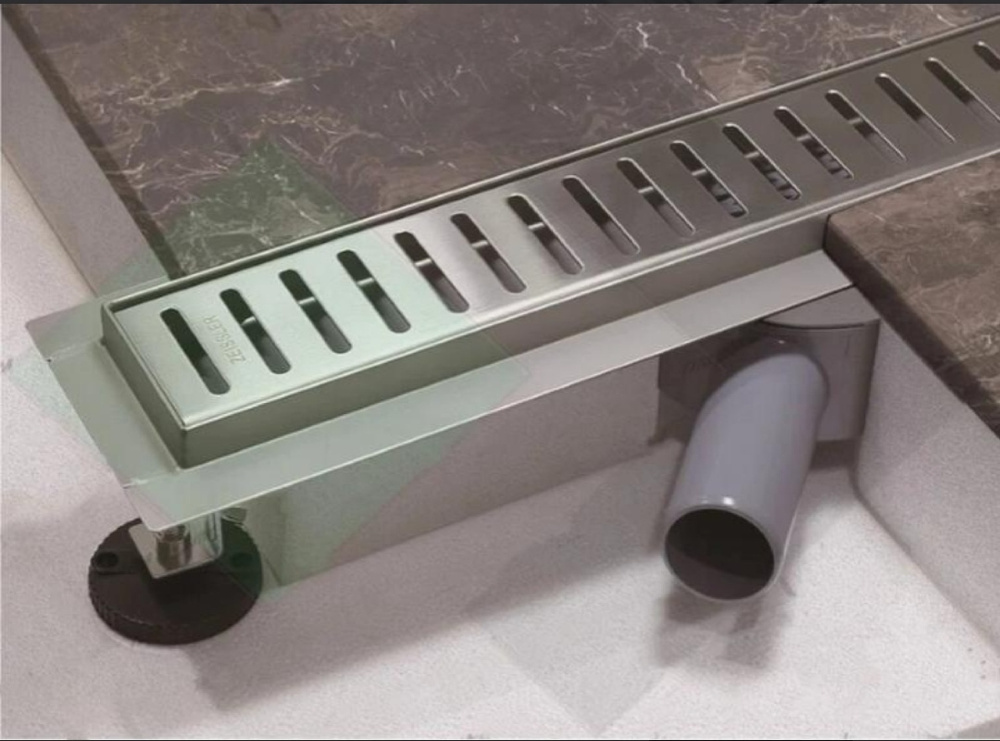 Трап-лоток для душа 50 см для душевой кабины из нержавеющей стали, с ...