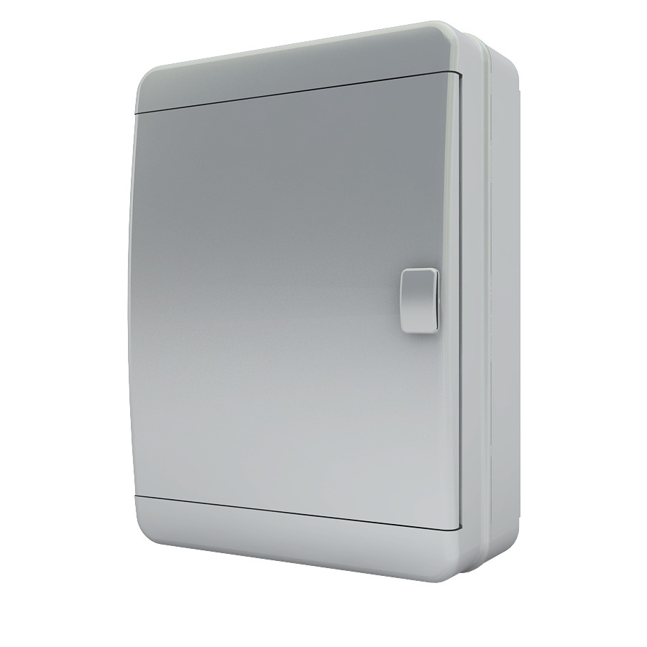 Распределительный щит, : Щит навесной 24 мод. IP65, непрозрачная серая дверца (типа ЩРН-П-24 ...