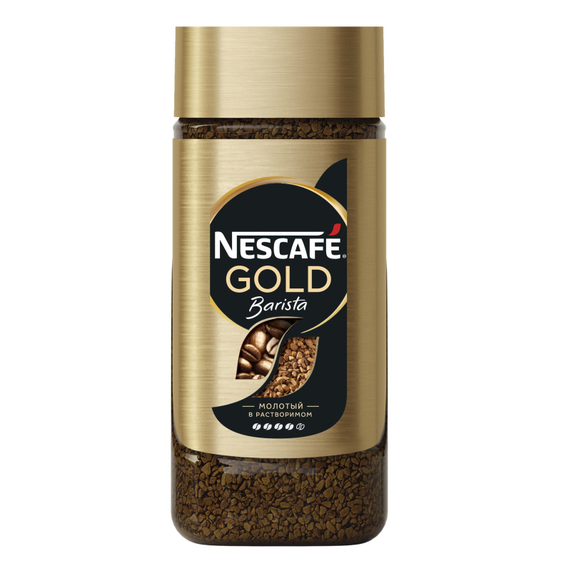 Кофе Nescafe Gold Barista Style раств.с молот.85г стекло - купить с ...