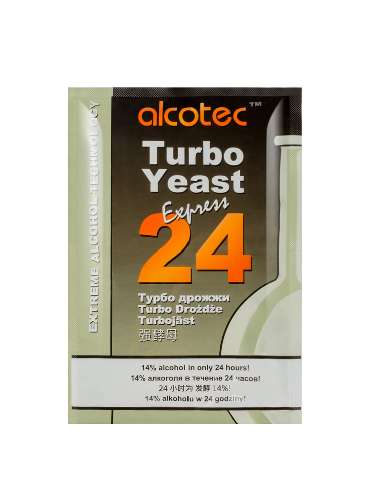 Дрожжи спиртовые ALCOTEC 24 Express Turbo / Алкотек 24 Экспресс Турбо ...