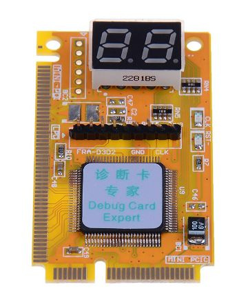 Диагностическая POST карта, Mini PCI/PCI-E,LPC - купить с доставкой по ...