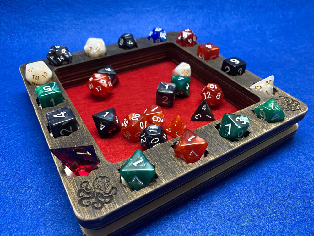 Дайс трей для кубиков ДнД / Dice Tray DnD - купить с доставкой по выгодным ценам в интернет ...