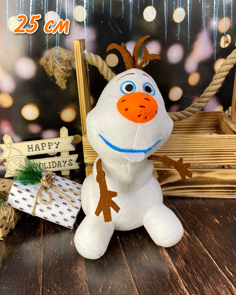 Мягкая игрушка - плюшевый Снежный человек (снеговик) "Олаф" из ...