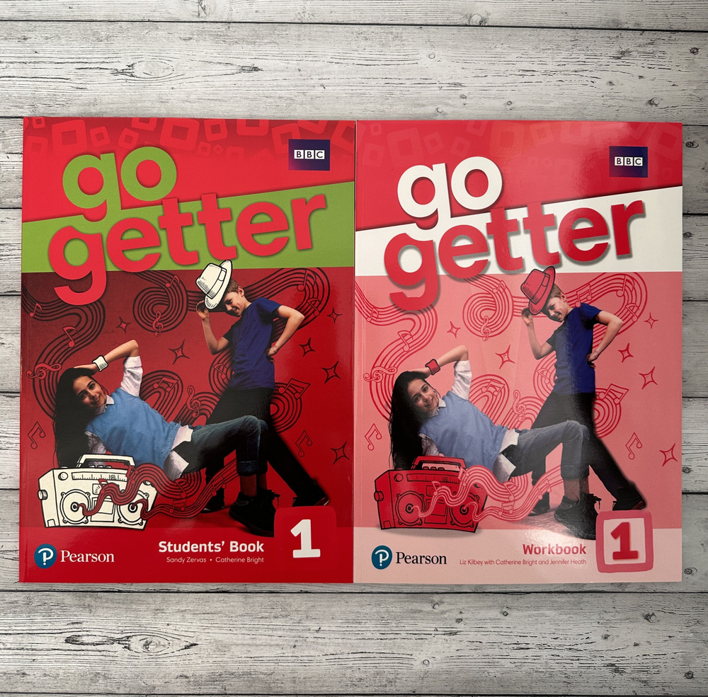 Go Getter 1 Student's Book + Workbook / Zervas S. & Bright C. / Pearson ; комплект учебник ...