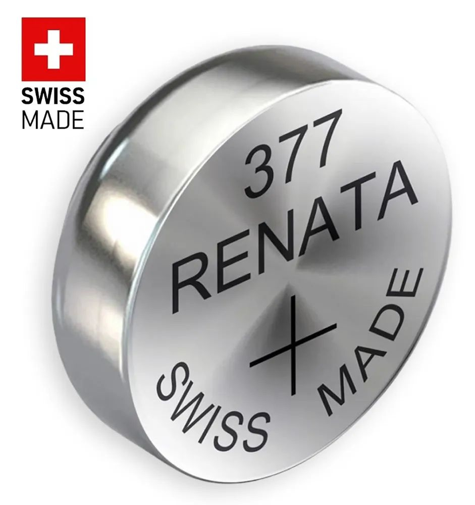 Батарейка Renata 377 (SR626SW) Silver Oxide 1.55V для часов - купить с ...