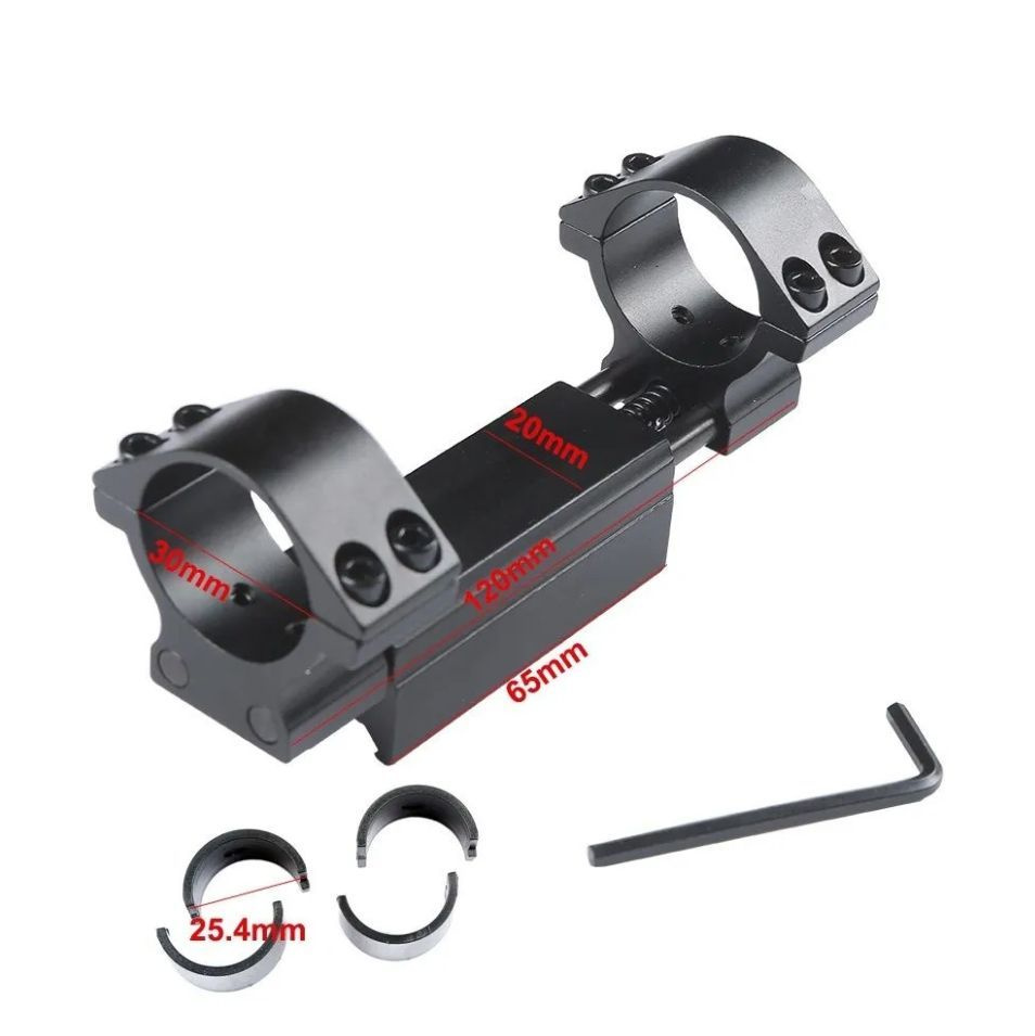 Кронштейн 25/30мм на Weaver, с компенсатором отдачи (BH-MS25) 22мм ...