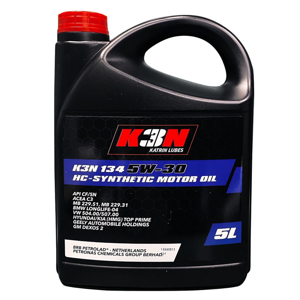 Масло моторное K3N 5W-30 НС-синтетическое - купить в интернет-магазине ...