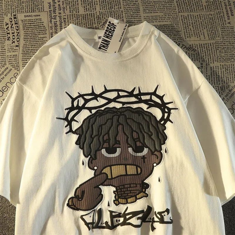 Футболка Мужской, Женский SYJWY белый Короткий, размер 56 Полиэфир Логотип Разрезы Домашний ...