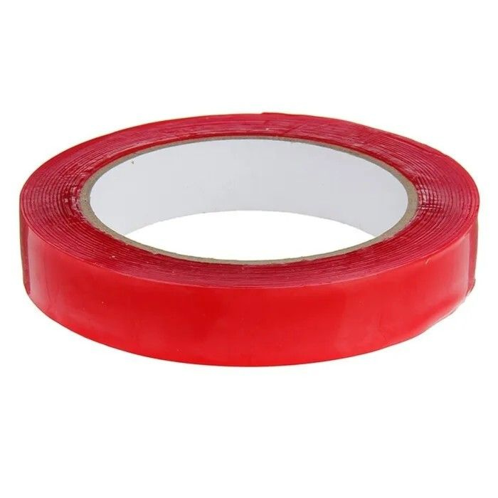 Клейкая лента , прозрачная, двусторонняя, акриловая, 20 мм х 5 м ...