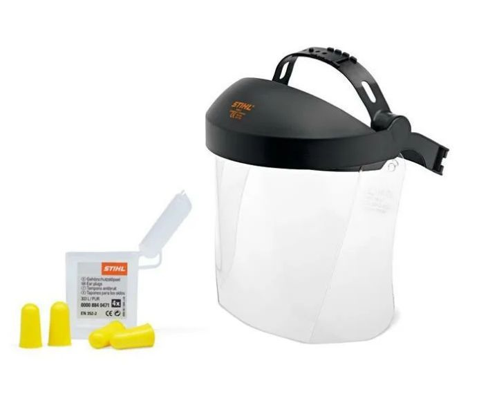 Защита лица Stihl (щиток из орг стекла + беруши) 00008840255 - купить с ...