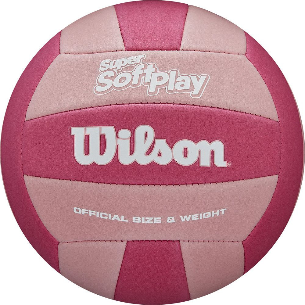Мяч волейбольный Wilson Super Soft Play, 5 размер, розовый купить по ...