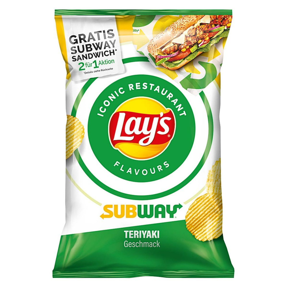 Картофельные чипсы Lay's Subway Teriyaki со вкусом Терияки (Германия ...