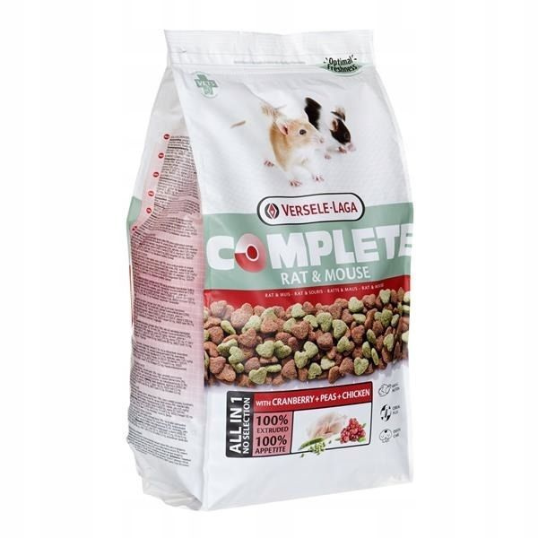 2 кг, корм полноценный Versele-Laga RAT & MOUSE COMPLETE для крыс и ...