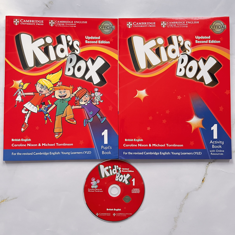 Kid's Box 1 2nd edition (Учебник + Рабочая Тетрадь + CD/DVD) kids box 2 издание | Никсон ...