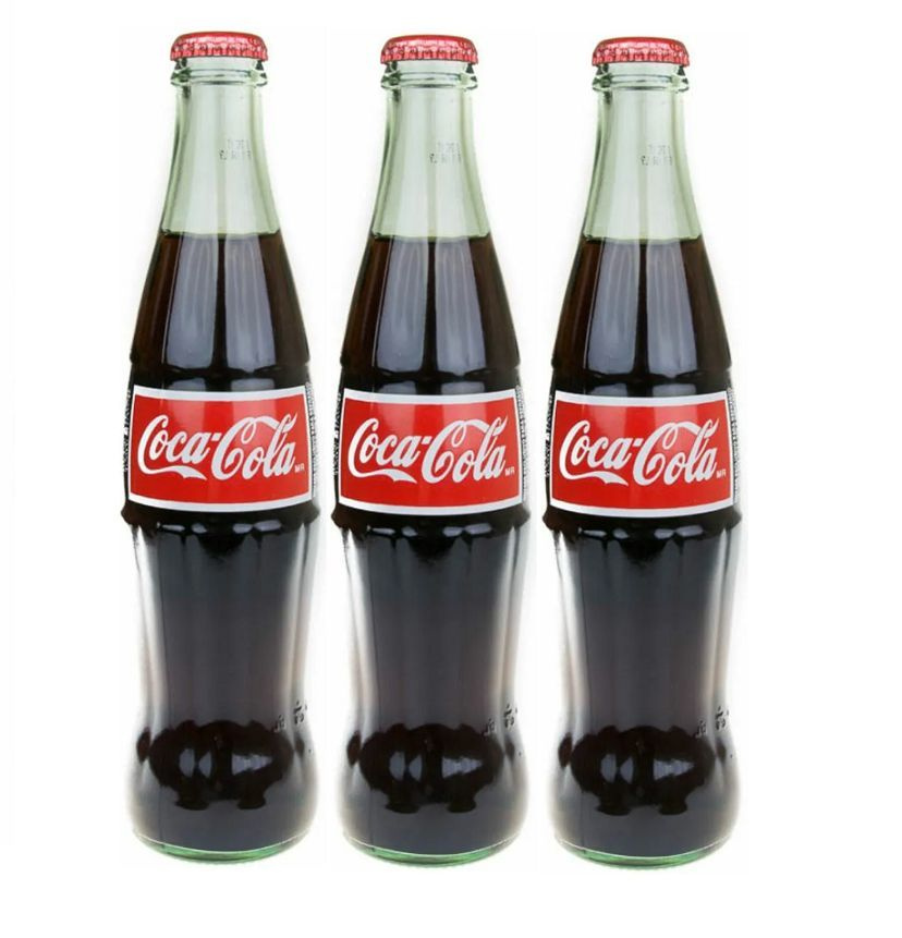 Газированный напиток Coca-Cola в стекле (Мексика), (3 шт. х 355 мл ...