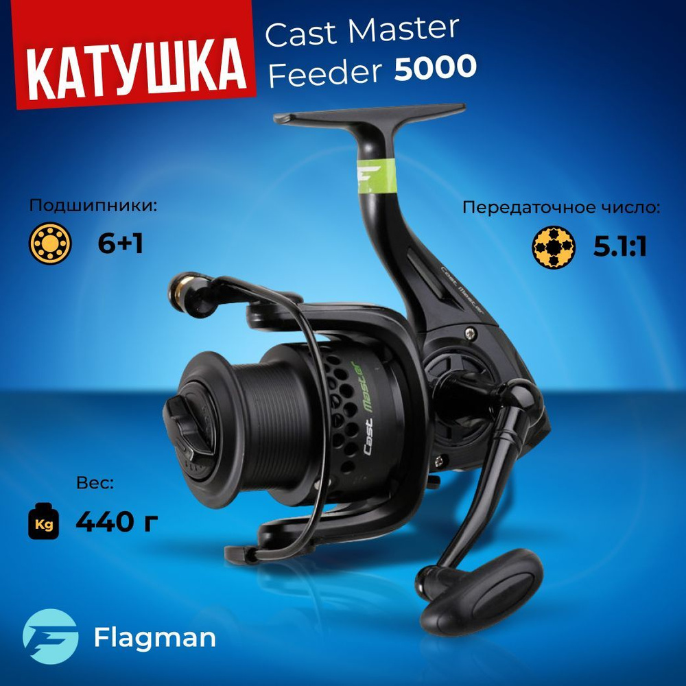 Катушка Flagman Cast Master Feeder, Безынерционная, 5000 купить c ...