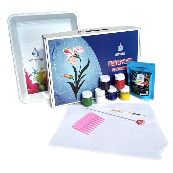 Набор эбру, для студии, 6 цветов - купить по выгодной цене в интернет ...