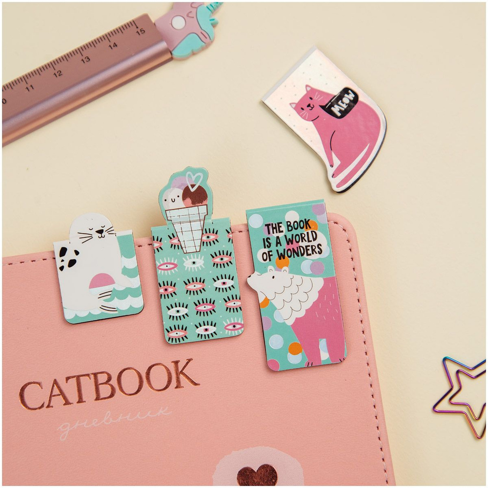 MESHU Закладка, 4 шт. - купить с доставкой по выгодным ценам в интернет-магазине OZON (1551218988)