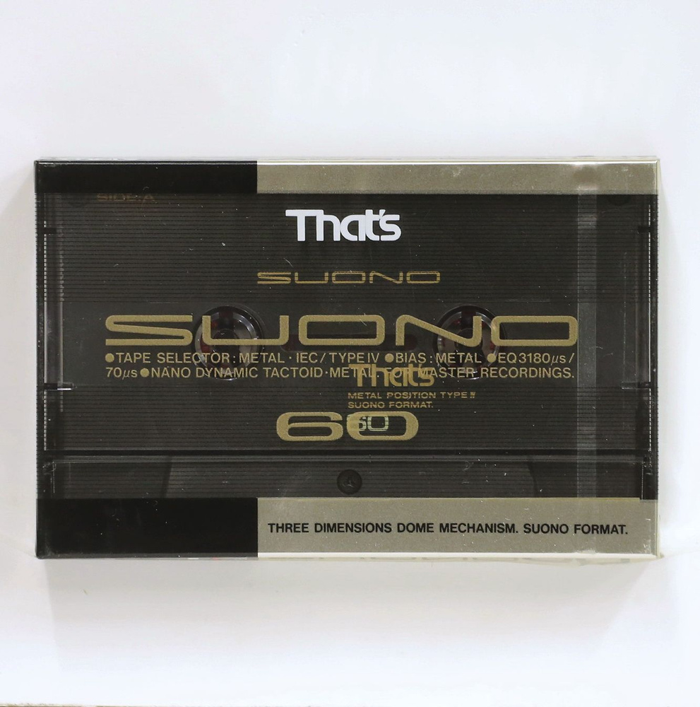 Аудиокассета That's Suono 60 Metal - купить с доставкой по выгодным ценам в интернет-магазине ...