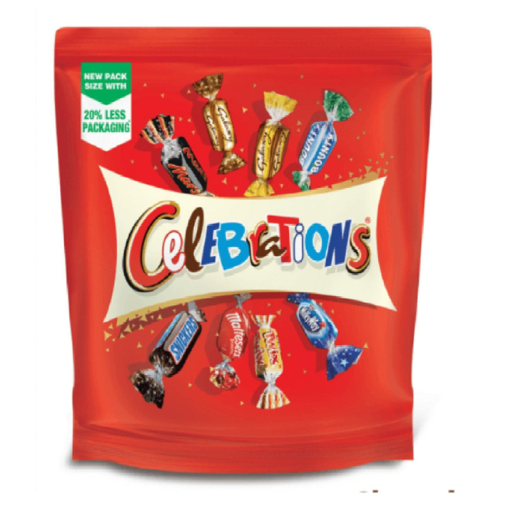 Шоколадные конфеты Mars Celebration 450г пакет - купить с доставкой по ...