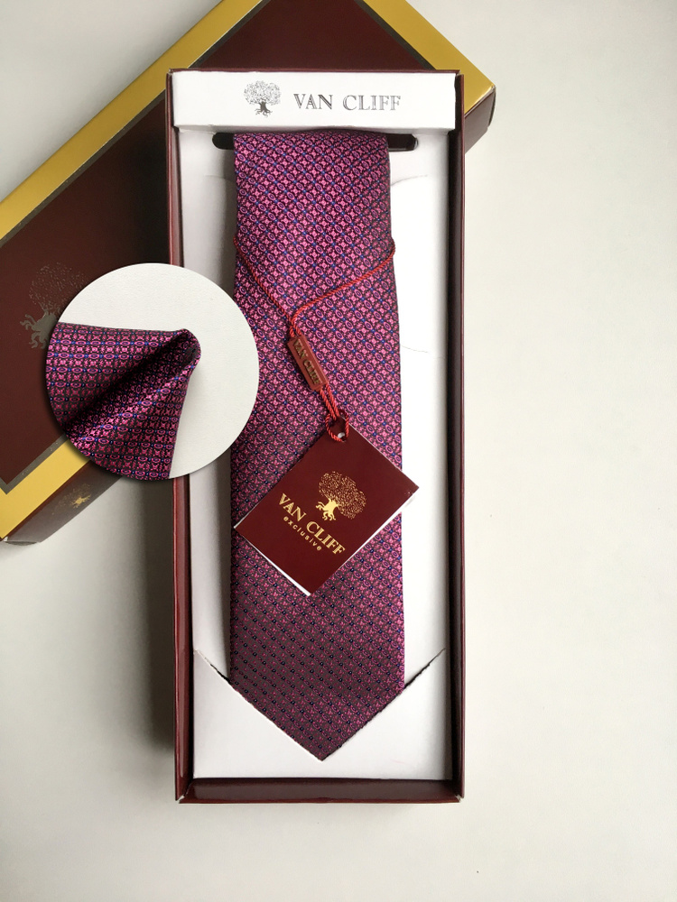 VAN CLIFF Набор галстук + аксессуар купить на OZON по низкой цене ...