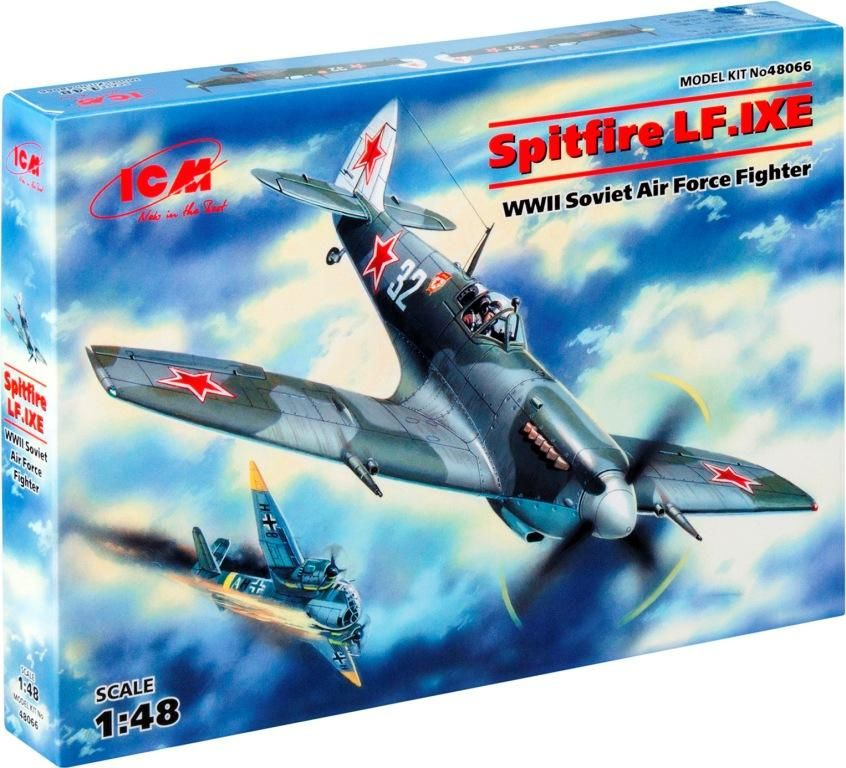 Сборная модель Спитфайр LF.IX (1/48) 48066 ICM - купить с доставкой по ...