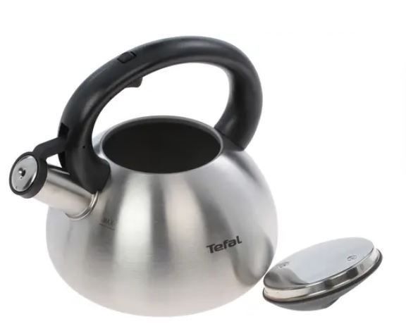 Чайник tefal, чайник для плиты, Tefal C7921024, серебристый - купить с ...