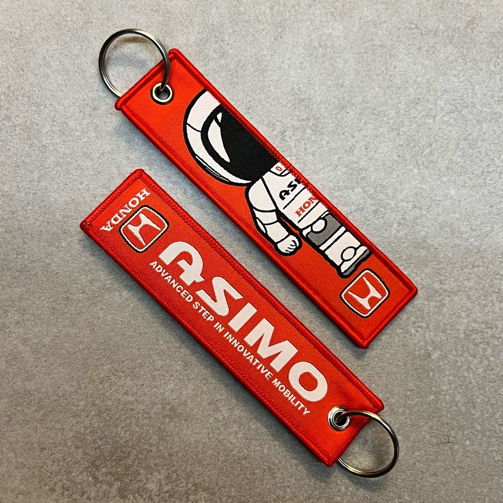 Брелок тканевый ремувка с вышивкой JDM Asimo Honda Хонда - купить с ...