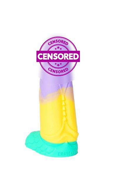 Erasexa Фаллоимитатор Яркий Хамелеон - 25,5 см - купить с доставкой по ...