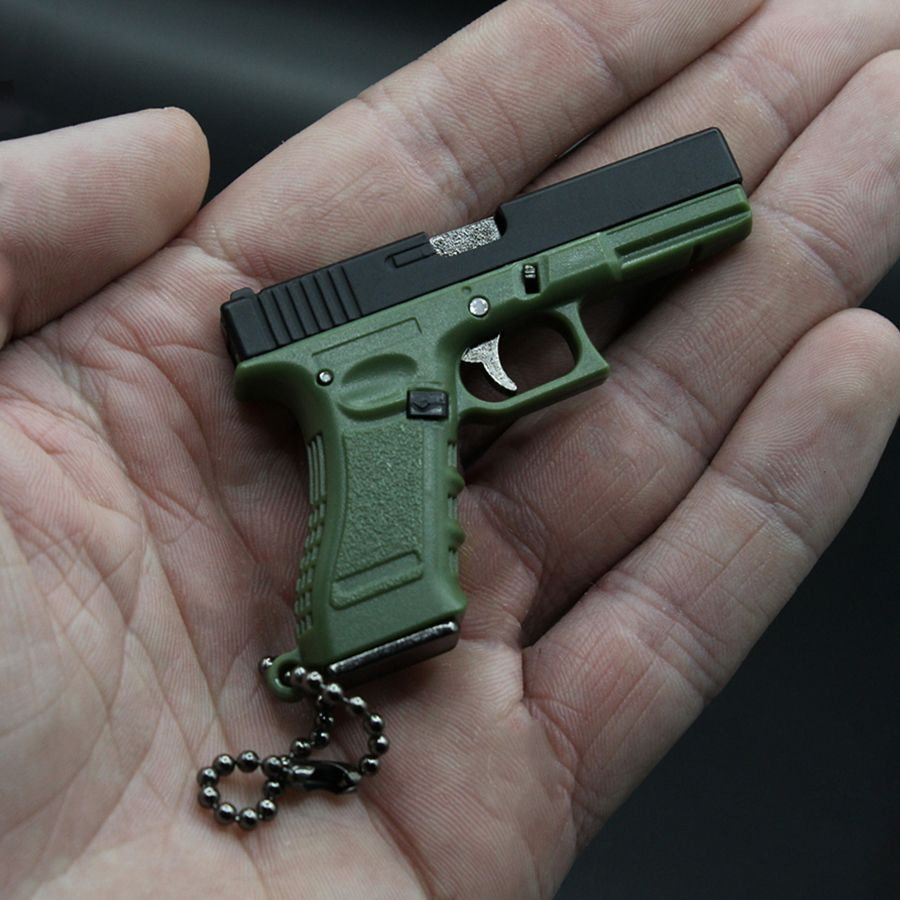 Брелок Glock 17 P18C Green коллекционный/разборный PUBG/CS GO/Fortnite ...