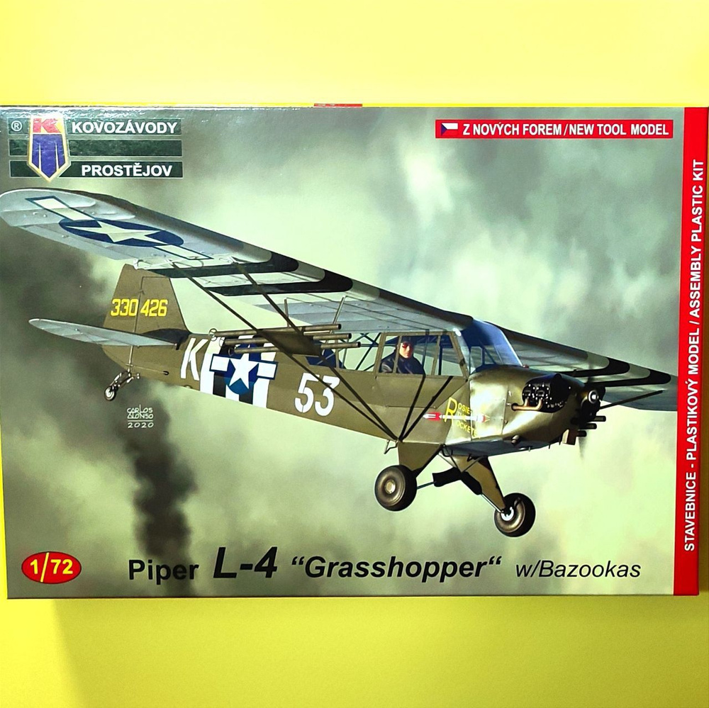 Сборная модель самолета Piper L-4 Grasshopper, KP Models, KPM0190, 1/72 ...