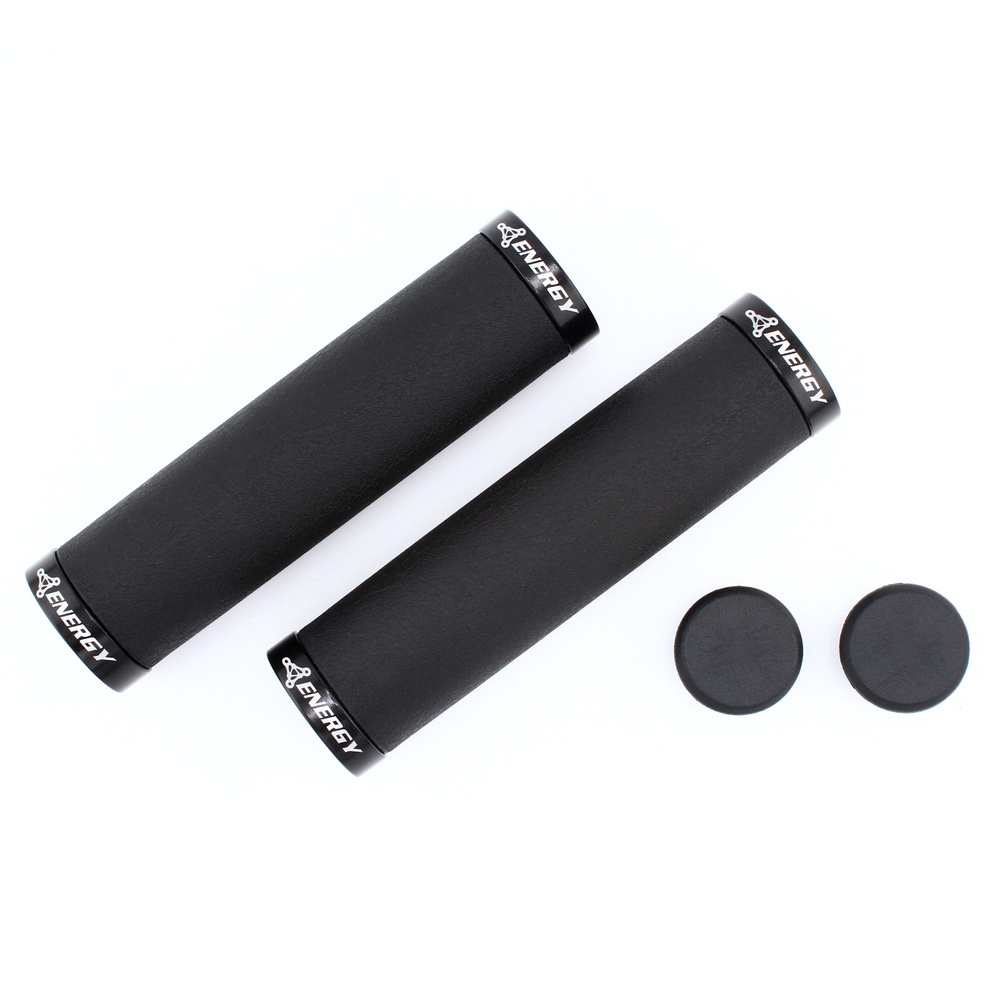 Грипсы Energy Plain силиконовые, 130 мм, c кольцами, чёрные - купить с ...