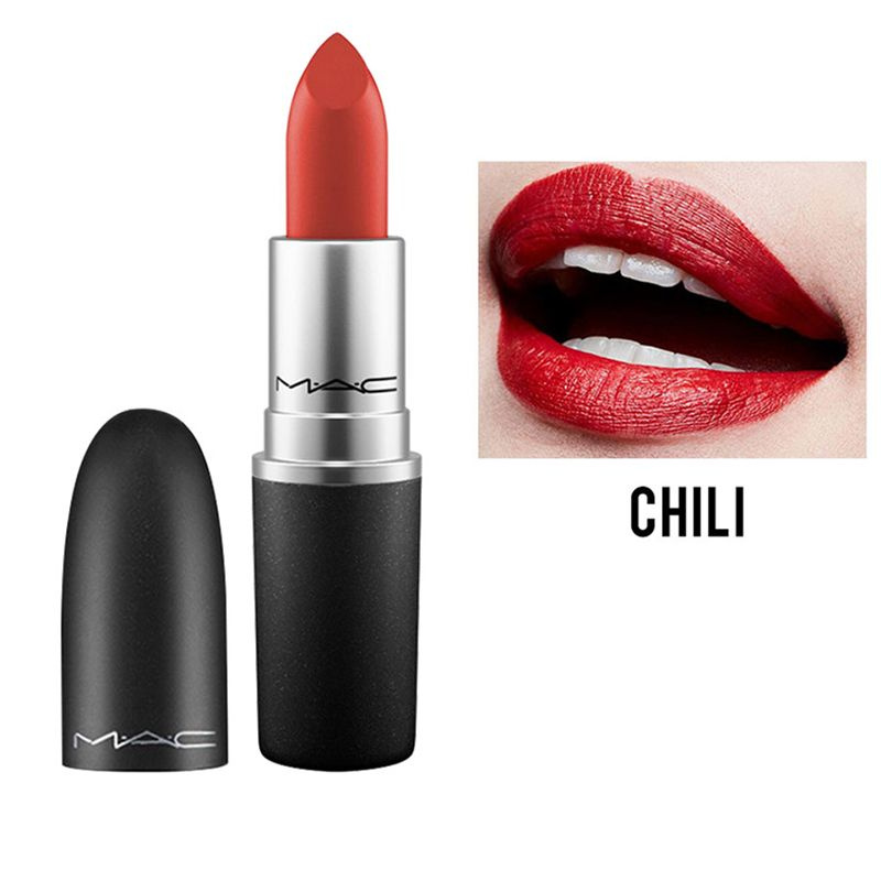MAC ГУБНАЯ ПОМАДА MATTE LIPSTICK 602 CHILI ТЁПЛЫЙ КИРПИЧНО-КРАСНЫЙ 3г ...