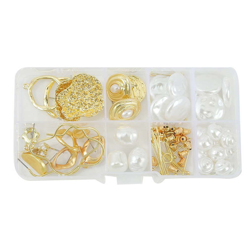 8 пар жемчужных богемных сережек, набор для изготовления ювелирных ...