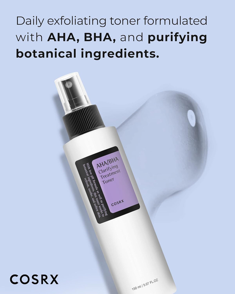 COSRX, AHA/BHA, Тоник с AHA/BHA-кислотами, clarifying treatment toner ...