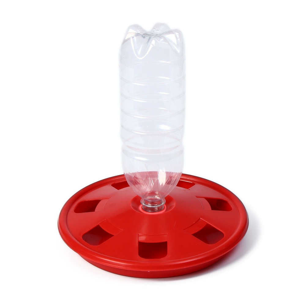 Поилка для домашней птицы под бутылку, d 260 мм - купить с доставкой по ...