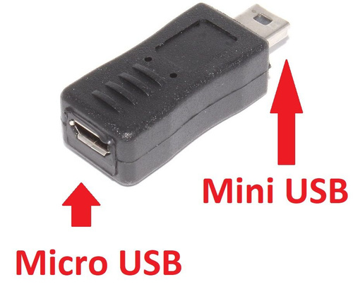 Переходник адаптер Micro Usb мама Mini Usb папа купить с