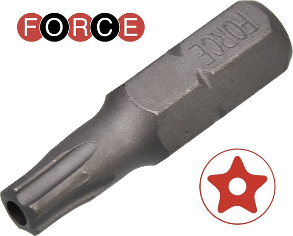 Бита торкс 1/4" пятилучевая звезда TS25/звездочка TORX 25 мм с ...