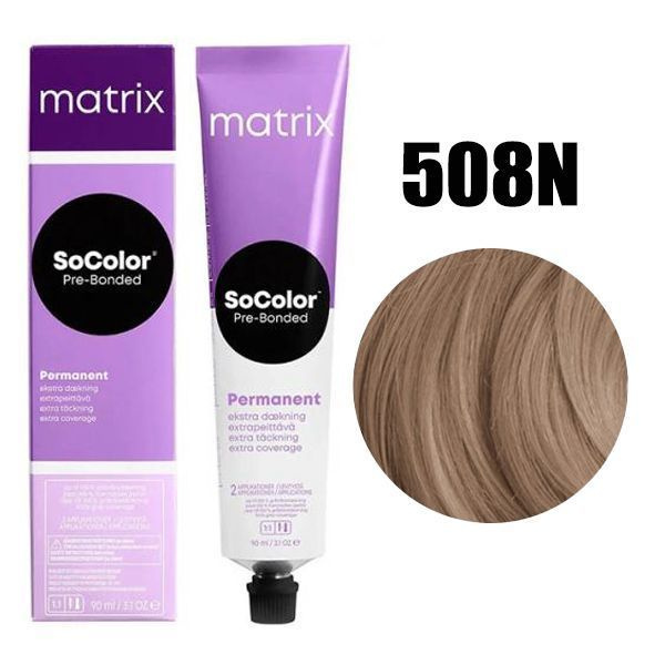 Matrix Перманентная краска для волос с бондером SoColor Pre-Bonded ...