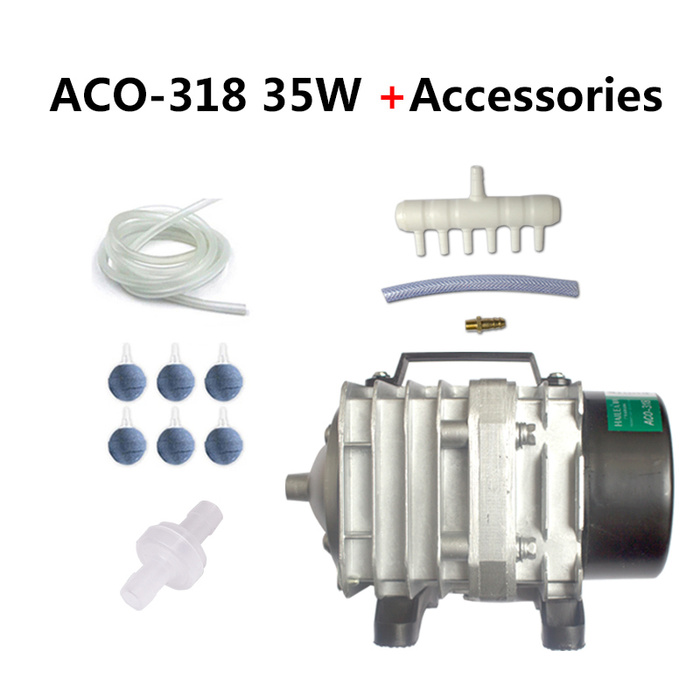 Hailea ACO-318-35W 70Л /мин компрессор кислородный насос с аксессуарами ...