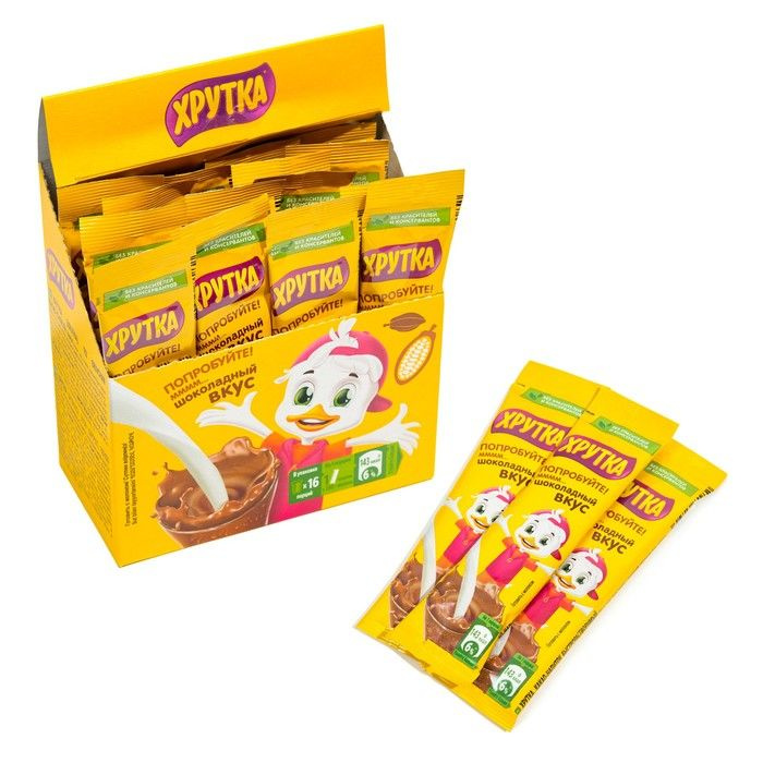 Хрутка Какао-напиток, 16 шт по 13,5г. - купить с доставкой по выгодным ...