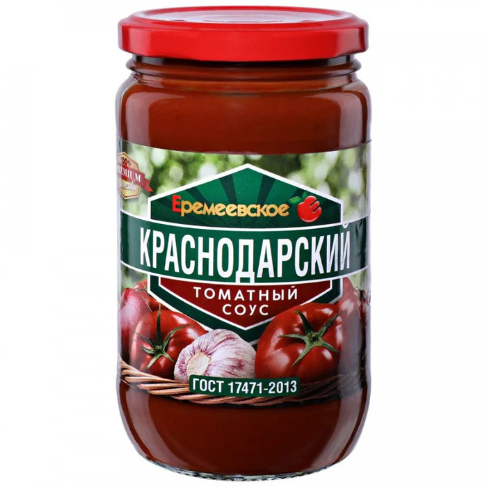 Соус томатный Еремеевское Краснодарский, 350 г - купить с доставкой по ...