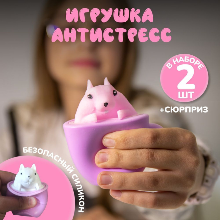 Игрушка фуфлик антистресс суслик и белка - купить с доставкой по ...
