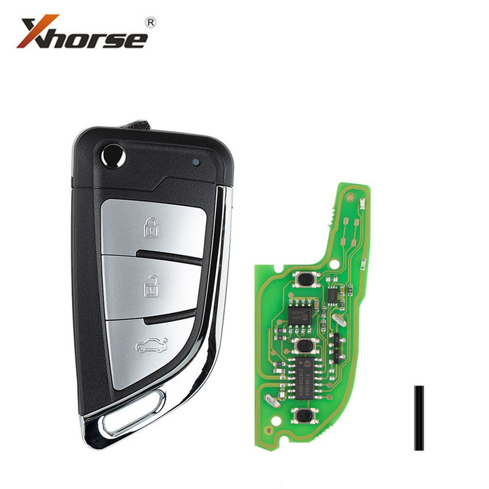 Xhorse VVDI XEKF21EN Super Remote Key Knife Flip 3 Buttons Встроенный ...