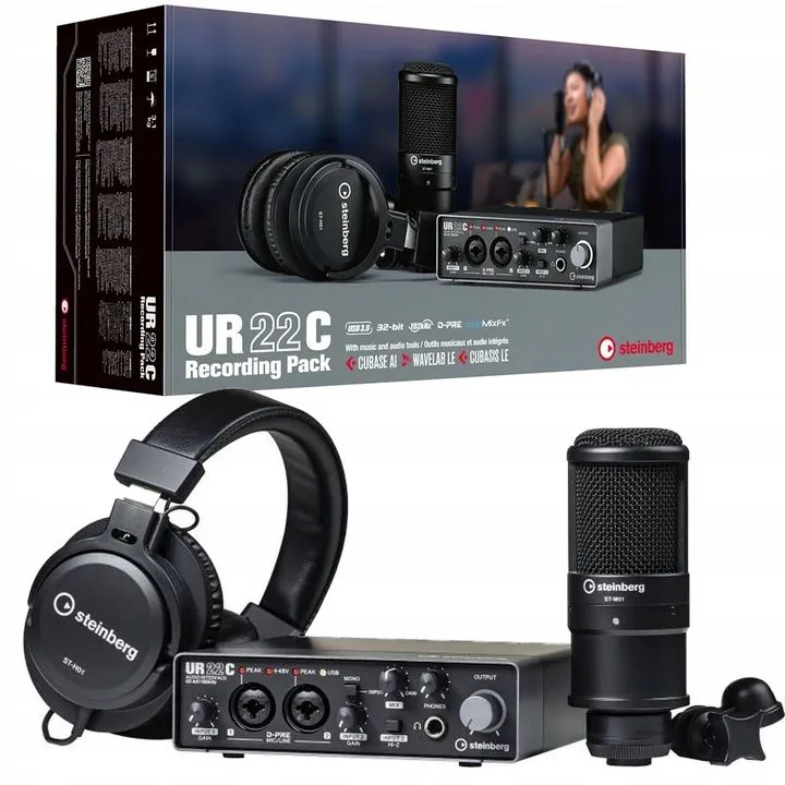 YAMAHA Steinberg UR22C Recording Pack Комплект для звукозаписи купить ...